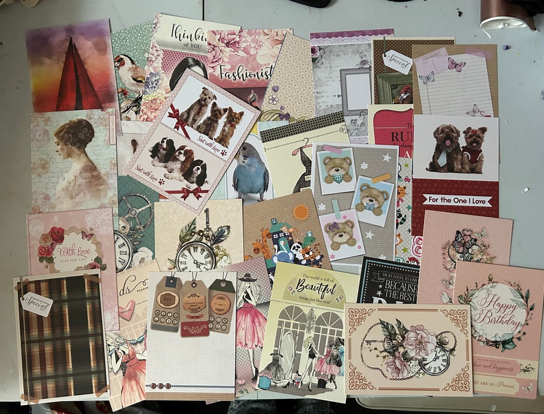 Pack of 30 6in X 4in Card Toppers - Etsy