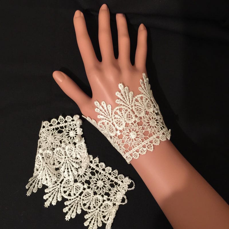 Lace Wrist Cuffs - Etsy