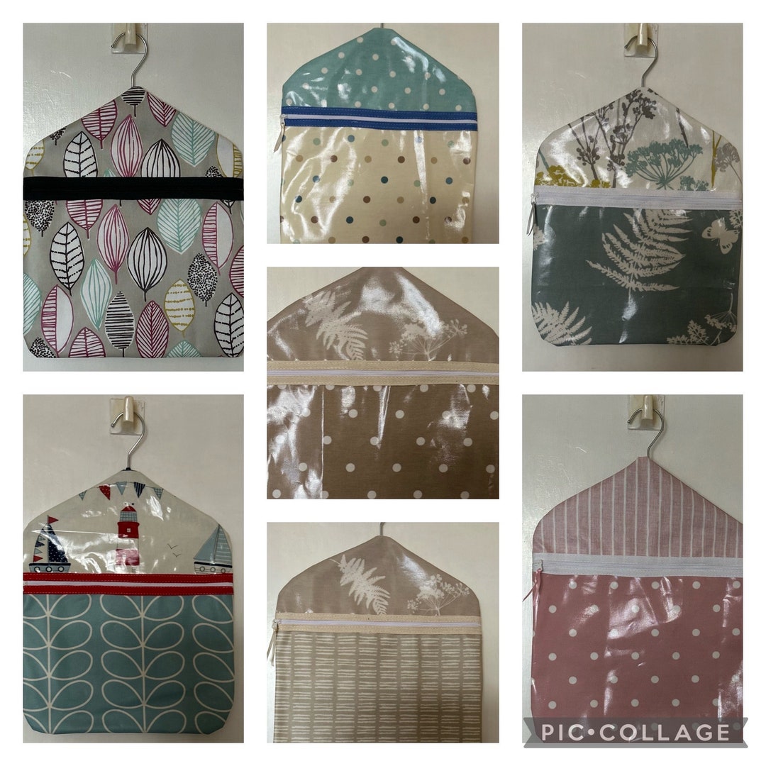 Oilcloth Peg Bag Clothespin Bag With Zipper - Etsy