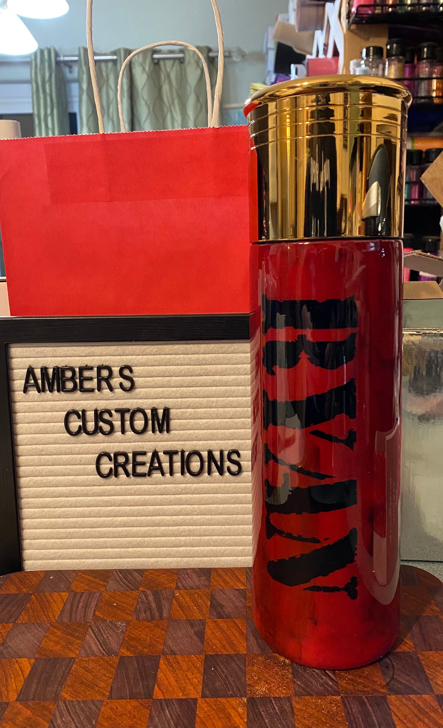 Shotgun Shell Thermos Rustic - Etsy