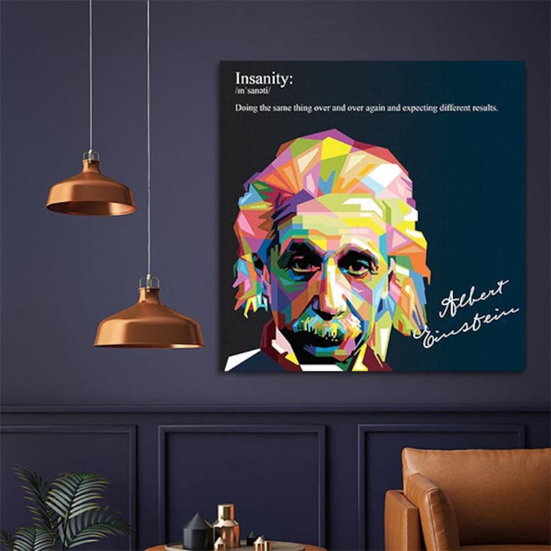 Albert Einstein Quotes Insanity Definition,inspirational Quotes Print ...