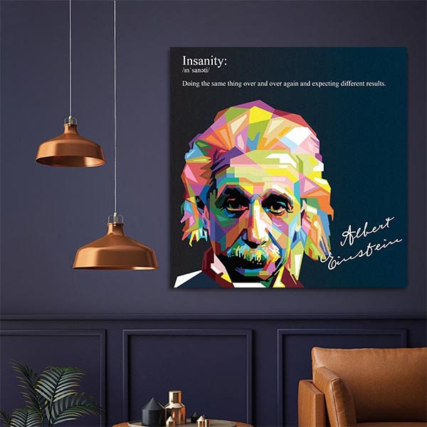 Infographic Definition Of Insanity Einstein