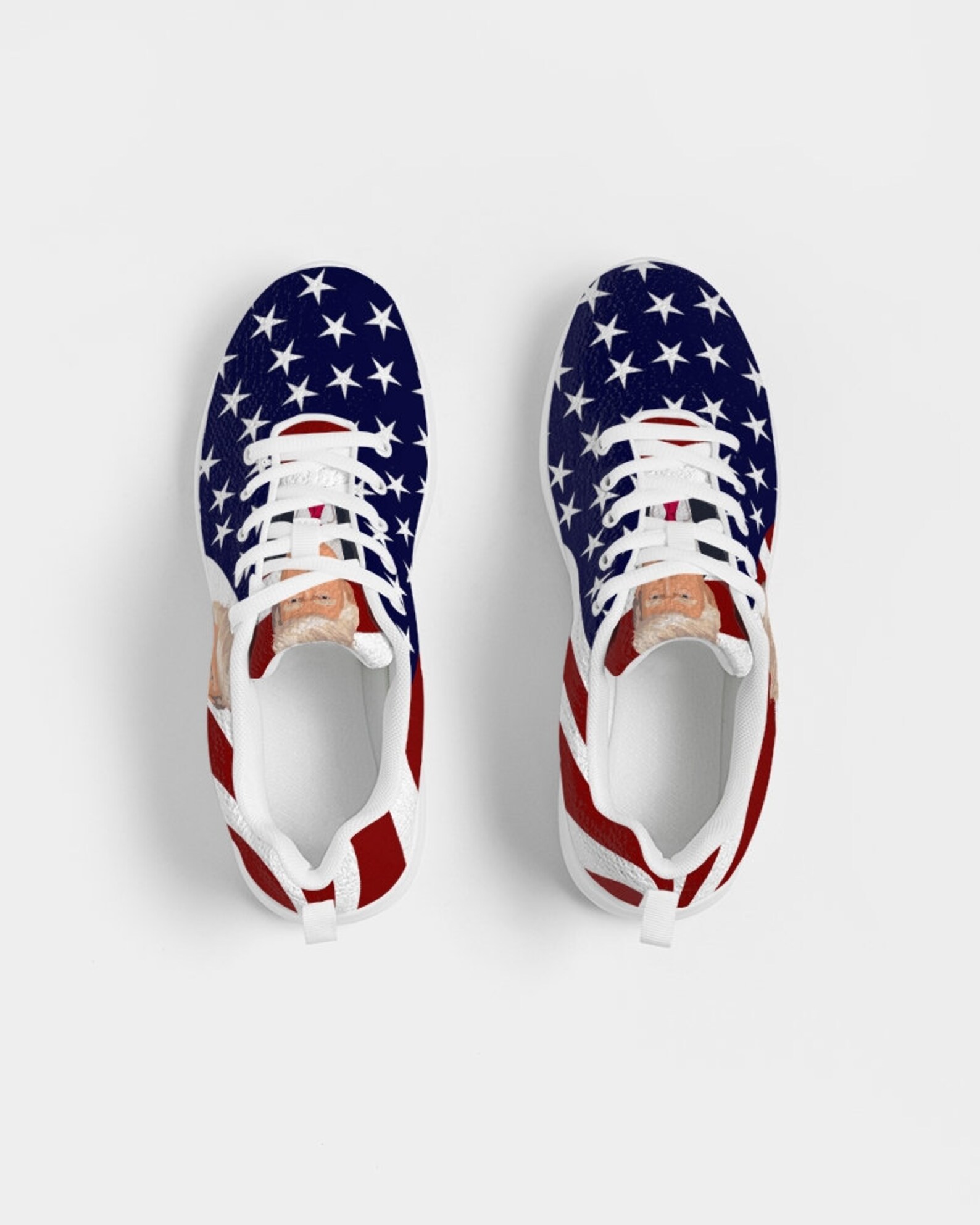 Trump Sneakers Womens USA Flag Sneakers Flag Tennis Shoes Trump Womens ...