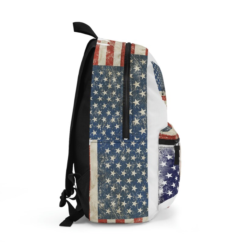 Trump Backpack USA Flag Backpack Patriotic God Backpack Christian Book ...