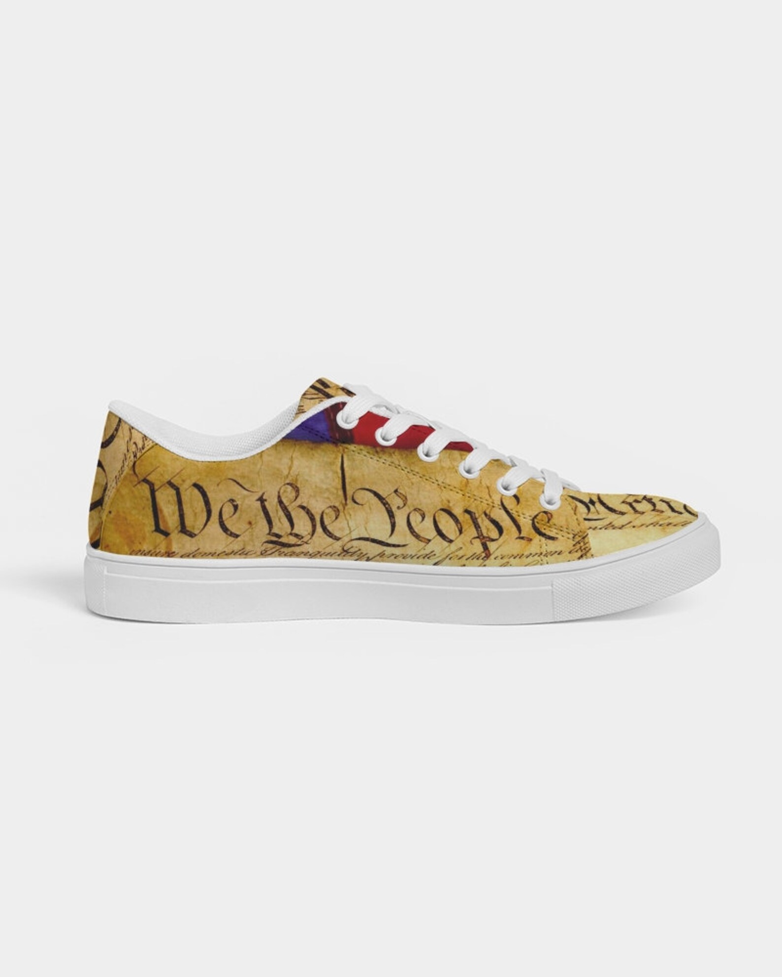 Constitution Sneakers Womens Faux Leather Constitution Tennis Shoes ...