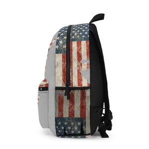 Trump Backpack USA Flag Backpack Patriotic God Backpack Christian Book ...