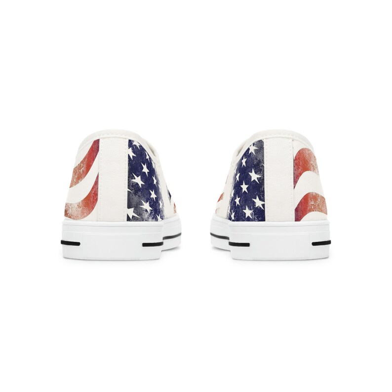 Trump Sneakers President Trump Shoes Womens SEE SIZE Note Patriotic ...