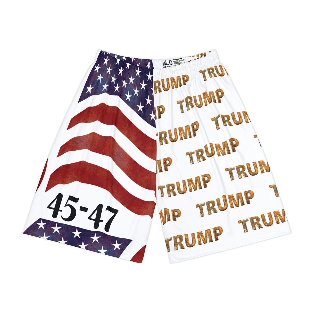 Trump Shorts MAGA Mens Gym Shorts Trump 45 47 Summer Shorts Patriot ...