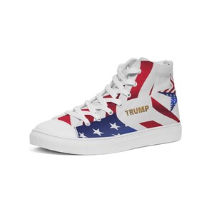Trump Sneakers Hi Tops Trump Tennis Shoes Trump Mens Sneakers Patriot ...