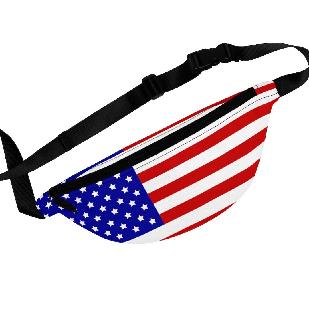USA Flag Fanny Pack American Flag Fanny Pack Independence Day Pack ...