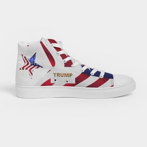 Trump Sneakers Hi Tops Trump Tennis Shoes Trump Mens Sneakers Patriot ...