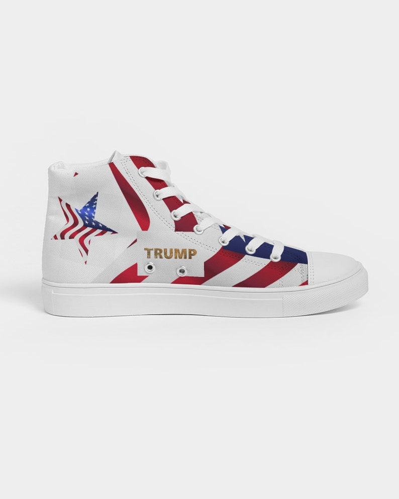 Trump Sneakers Hi Tops Trump Tennis Shoes Trump Mens Sneakers Patriot ...