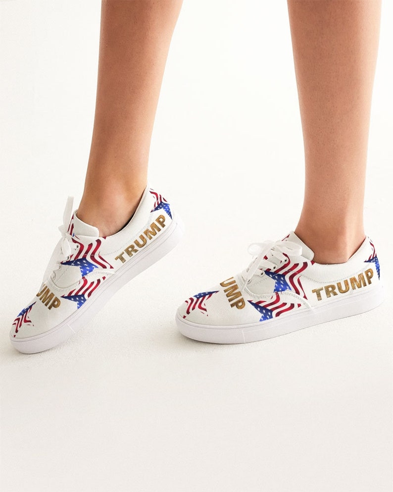 Trump Shoes Women Canvas Maga Shoes Patriotic Sneakers Women - Etsy