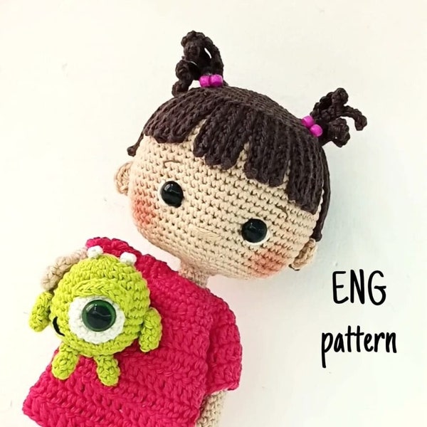 Crochet Boo Monster Pattern - Etsy