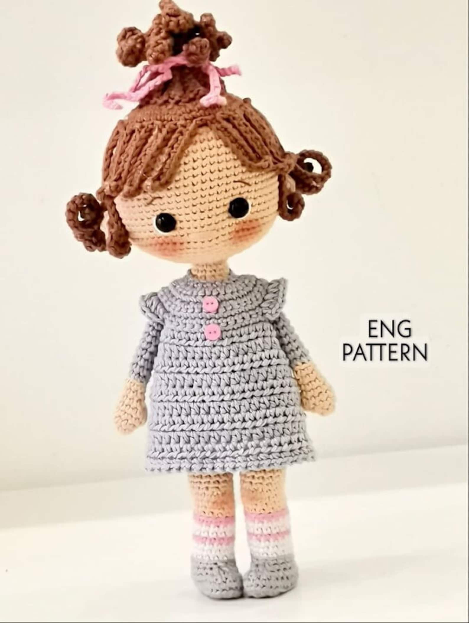 Crochet Amigurumi Doll Pattern Crochet ENG Pattern PDF Crochet - Etsy