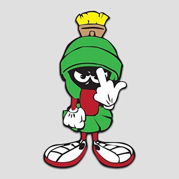 Marvin the Martian Sticker - Etsy
