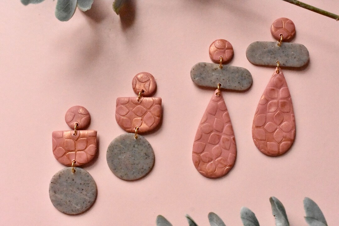 Piper Collection - Handmade Polymer Clay Earrings - Etsy