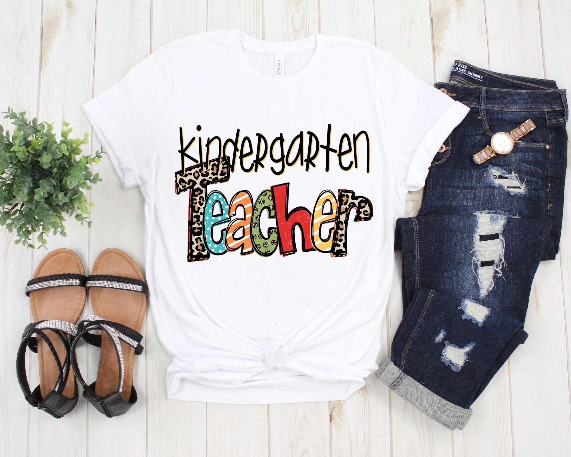 Kindergarten Teacher Instant Digital Download, PNG for Sublimation ...