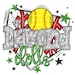 Diamond Dolls Custom Softball Printable, Instant Digital Download PNG ...