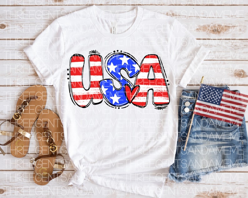 4th of July Digital Design, Fourth of July PNG, Independence Day ...