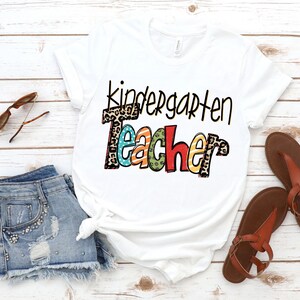 Kindergarten Teacher Instant Digital Download, PNG for Sublimation ...