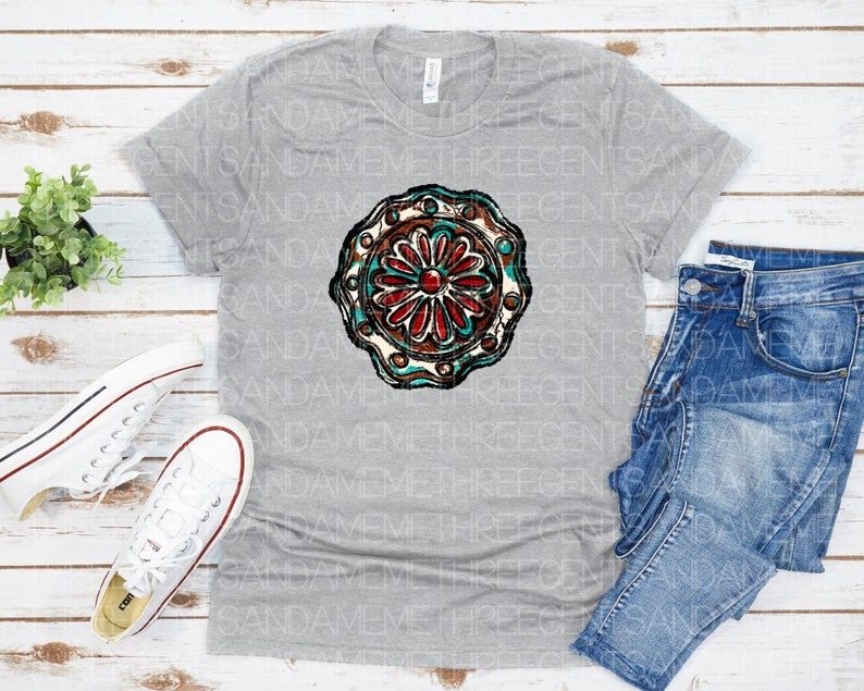 Western Concho Design PNG Download Stock Show Clipart | Etsy