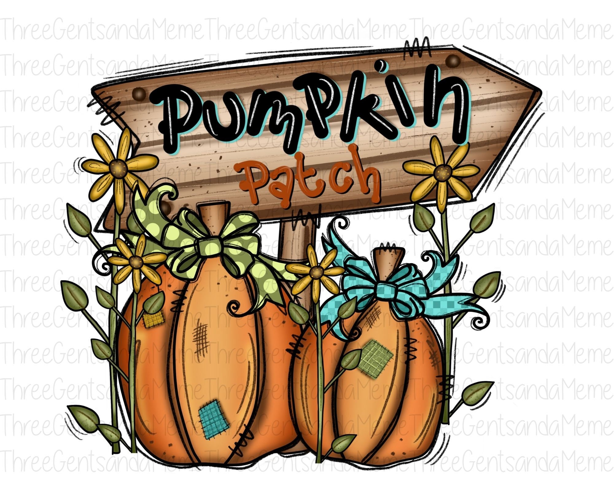 Pumpkin Patch Sign Clipart