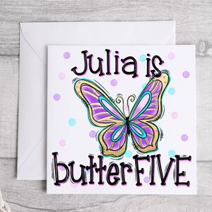 Turning Five Birthday Design Instant Digital Download PNG, Hand Drawn T ...