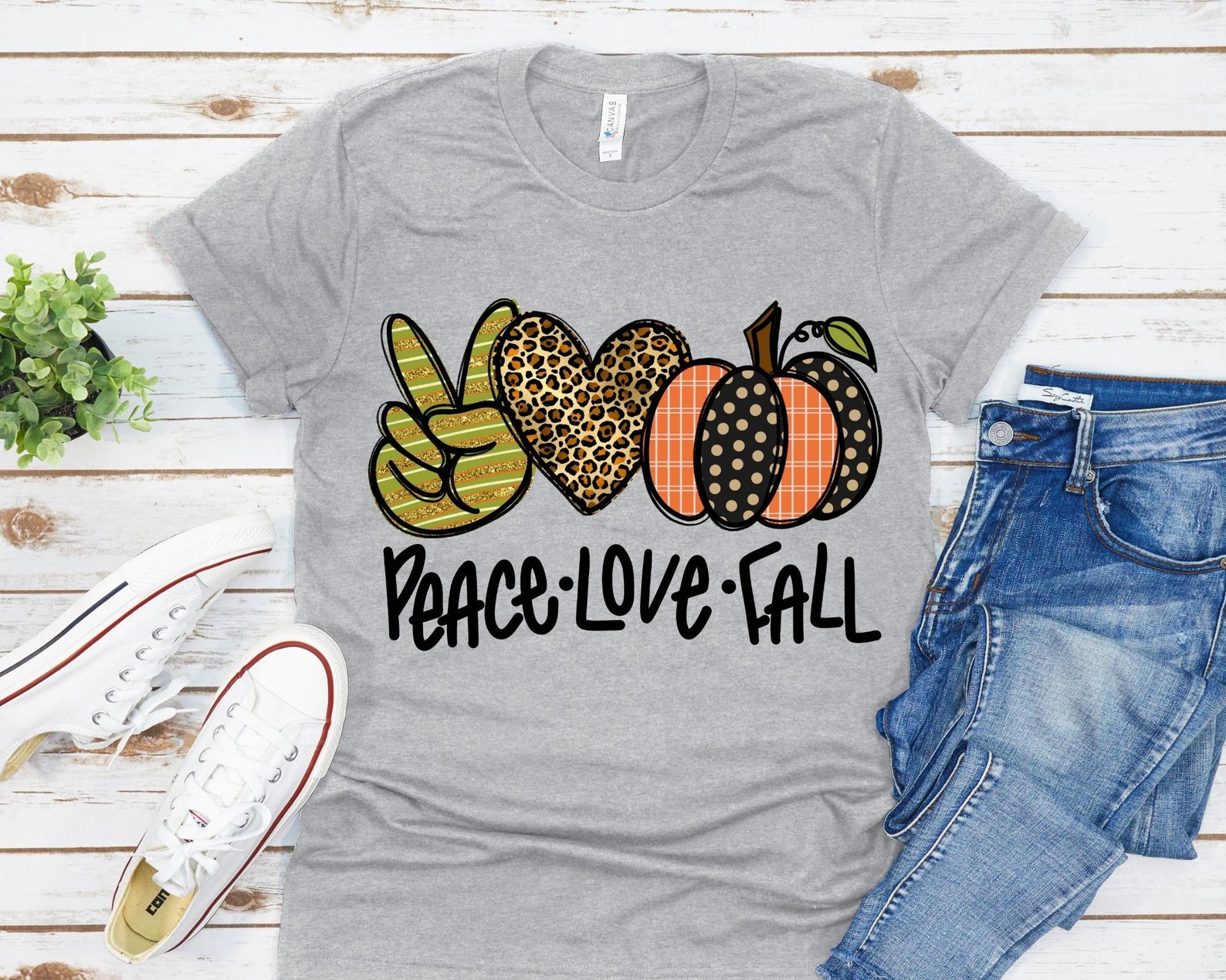 Peace Love Fall Instant Digital Download Fall PNG Hand Drawn - Etsy