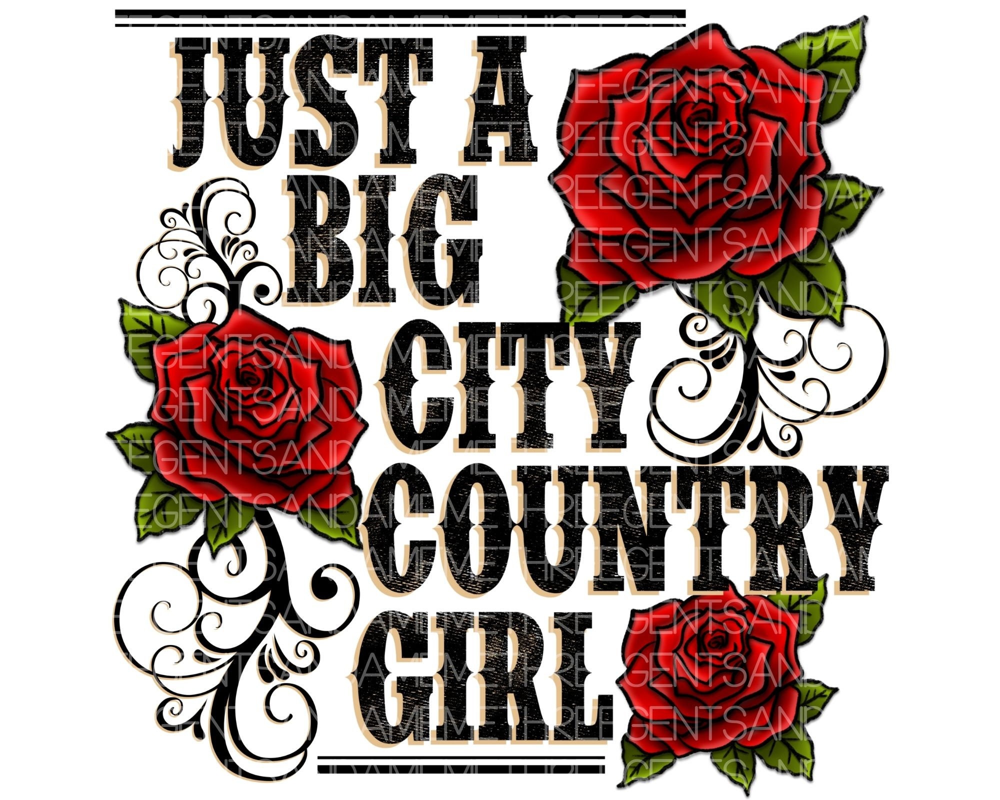 Country Girl, Western Design, Sublimation File, Digital Download ...