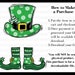 Leprechaun Hat and Shoes Printable, Add Personalization and Print This ...