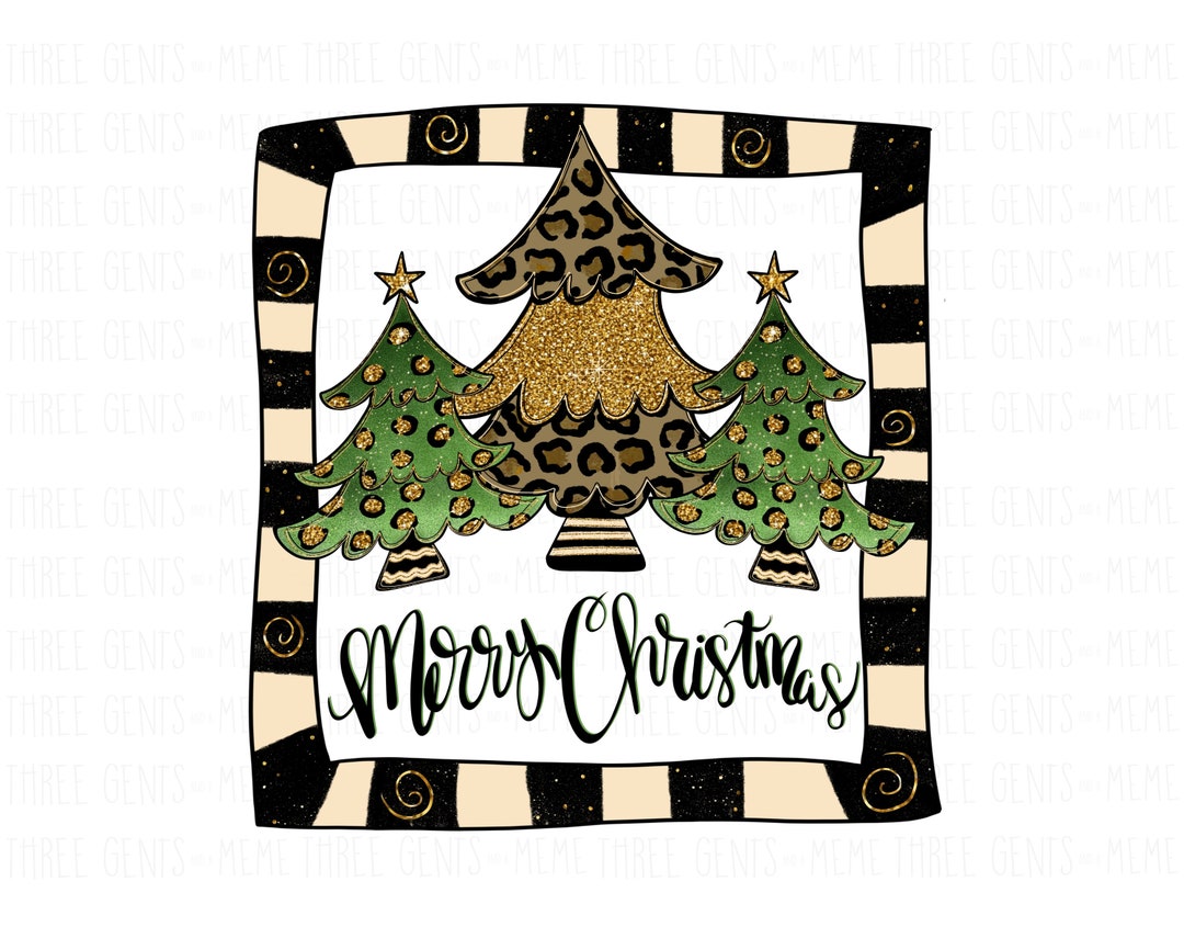 Christmas Sublimation Design, Hand Drawn, PNG Digital Download ...