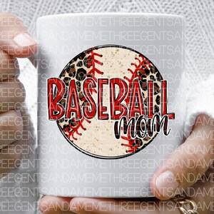 Baseball Mom Cheetah Print Design, Baseball Png, Leopard Baseball ...