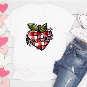 Teacher Valentine's Day Gift PNG File, Ready to Press Heart Printable ...