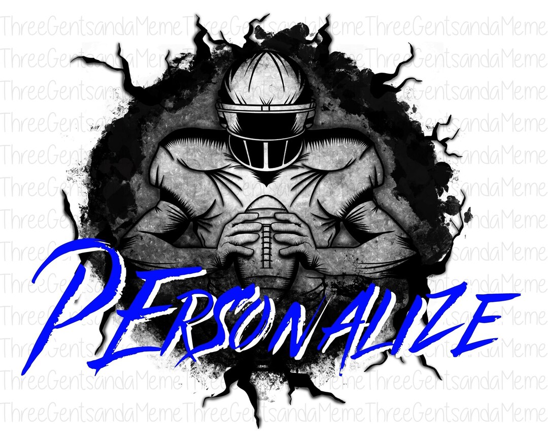 Personalized Football Transparent PNG for Instant Download, Football ...