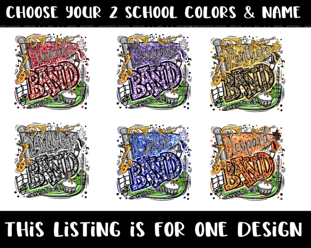 Custom Band Design, Band Mom Png, Sublimation Design, Band Shirt Design ...