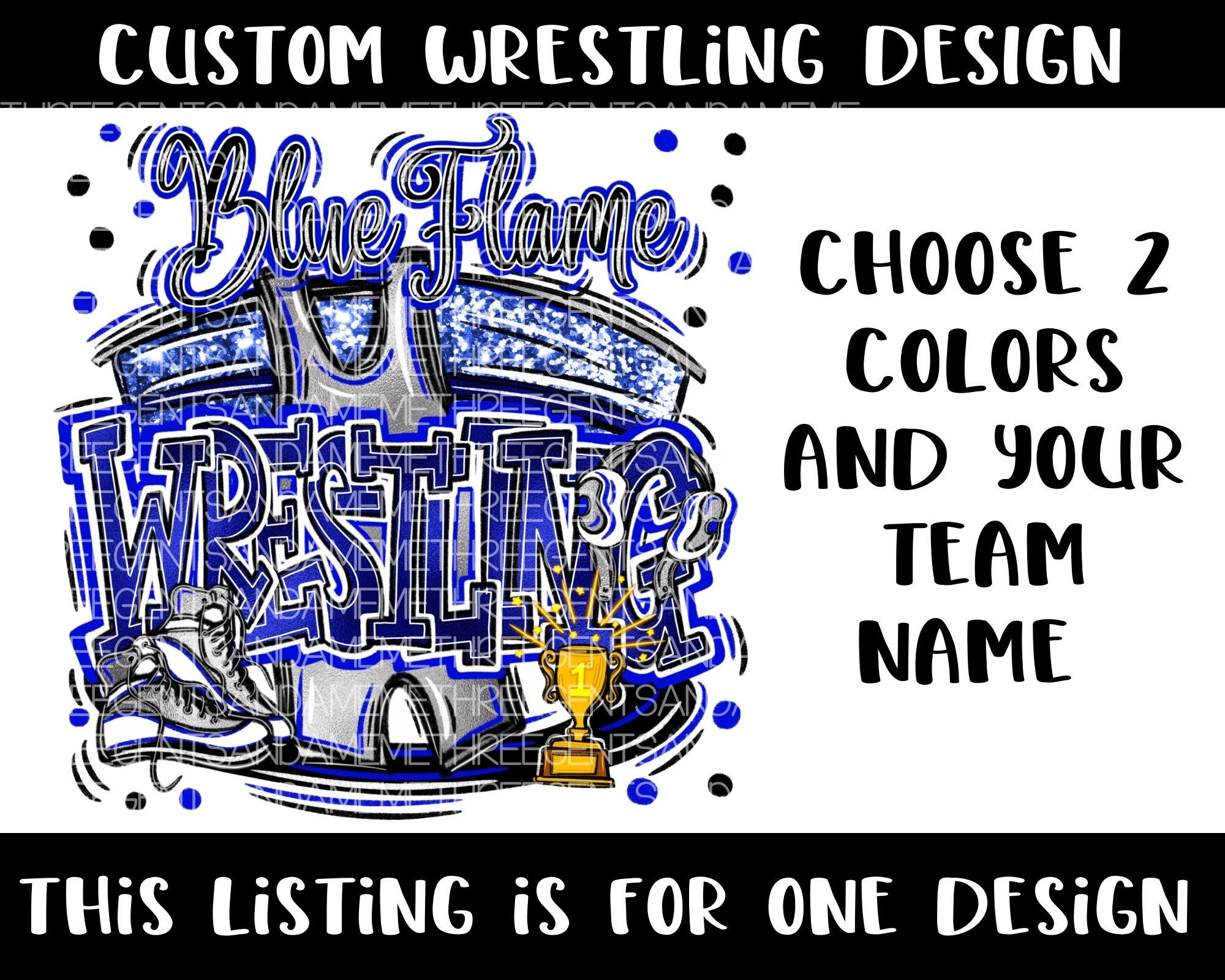 High School Wrestling Designs