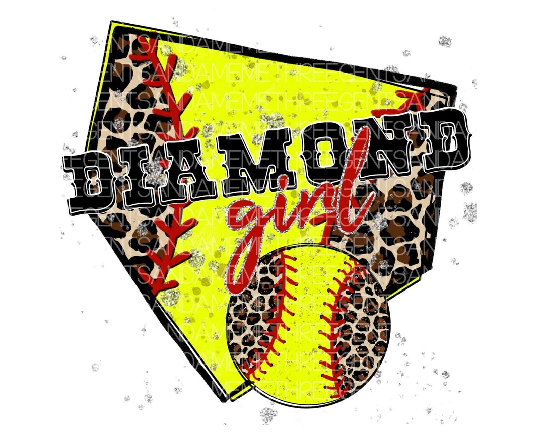 Softball Diamond, Mom Cheetah Print Design, Softball Png, Leopard ...