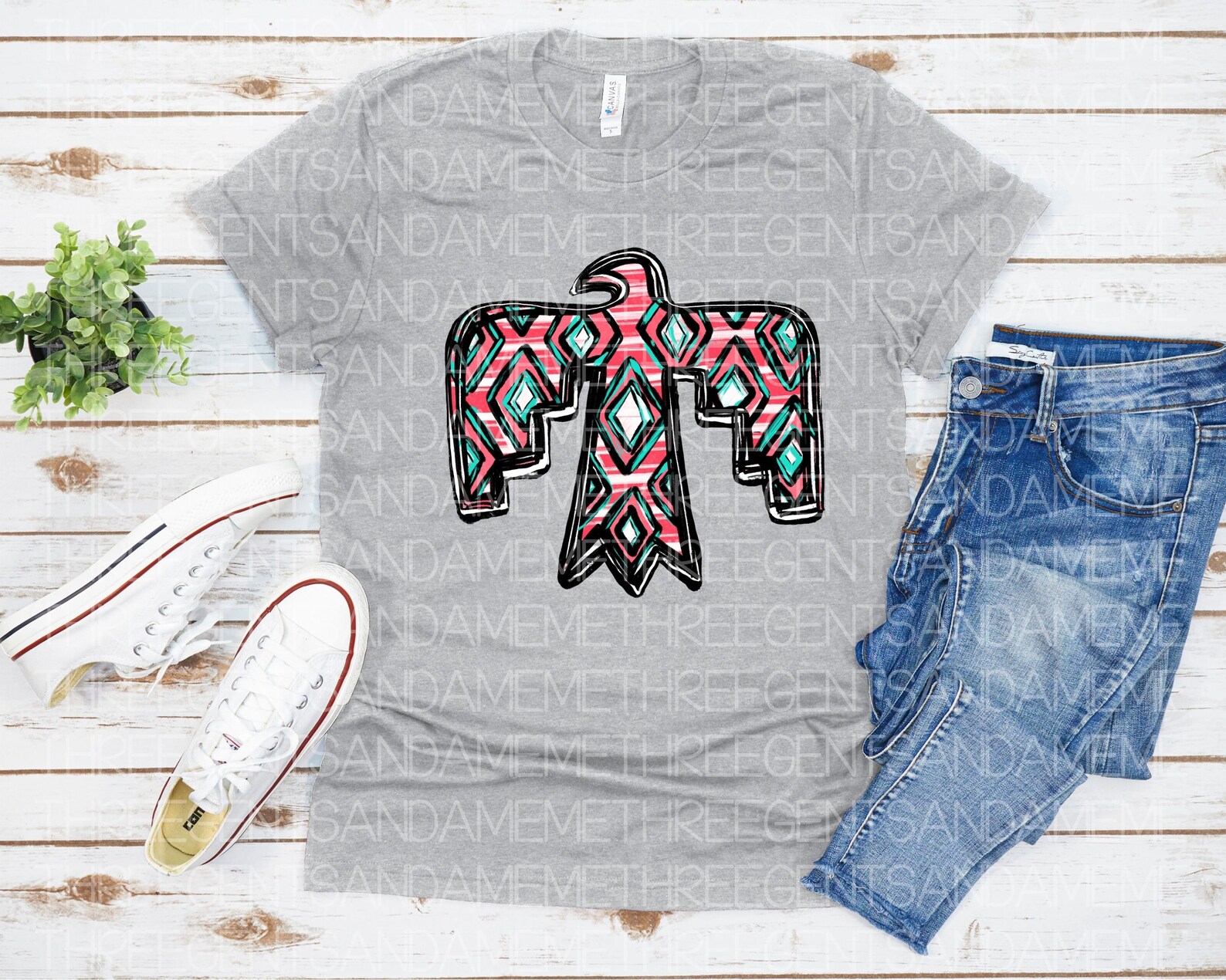 Hand-drawn Thunderbird Printable Transfer PNG, Boho Png, Western PNG ...