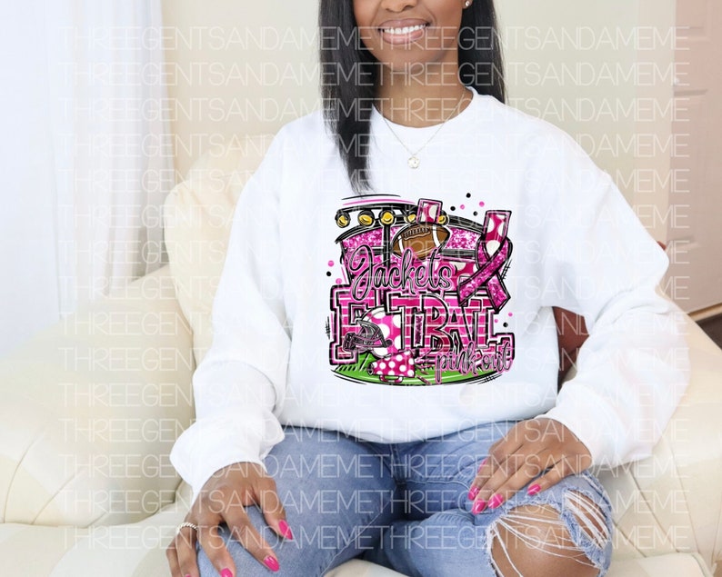 Pink Out Custom Football Design, Football Mom Png, Sublimation ...