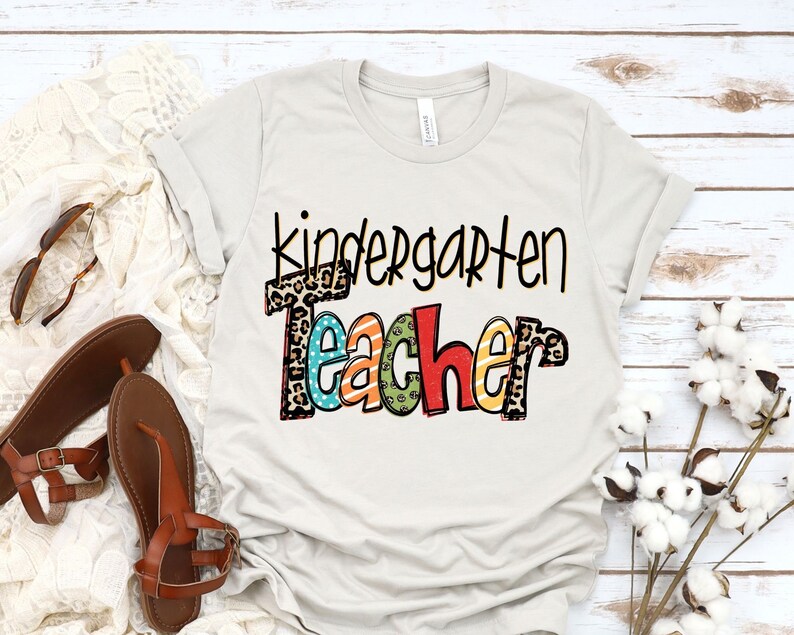 Kindergarten Teacher Instant Digital Download, PNG for Sublimation ...