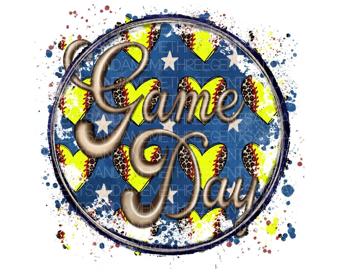 Softball DTF Transfer Printable PNG, Mom Softball Heart Print Design ...