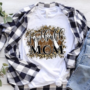 Cheetah Print Football Mom Transparent PNG for Instant Download ...