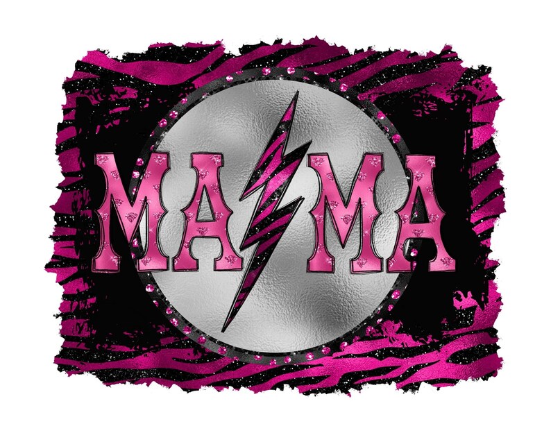 Mama Png Mama Sublimation Rock Mama Png Zebra Mama Png - Etsy