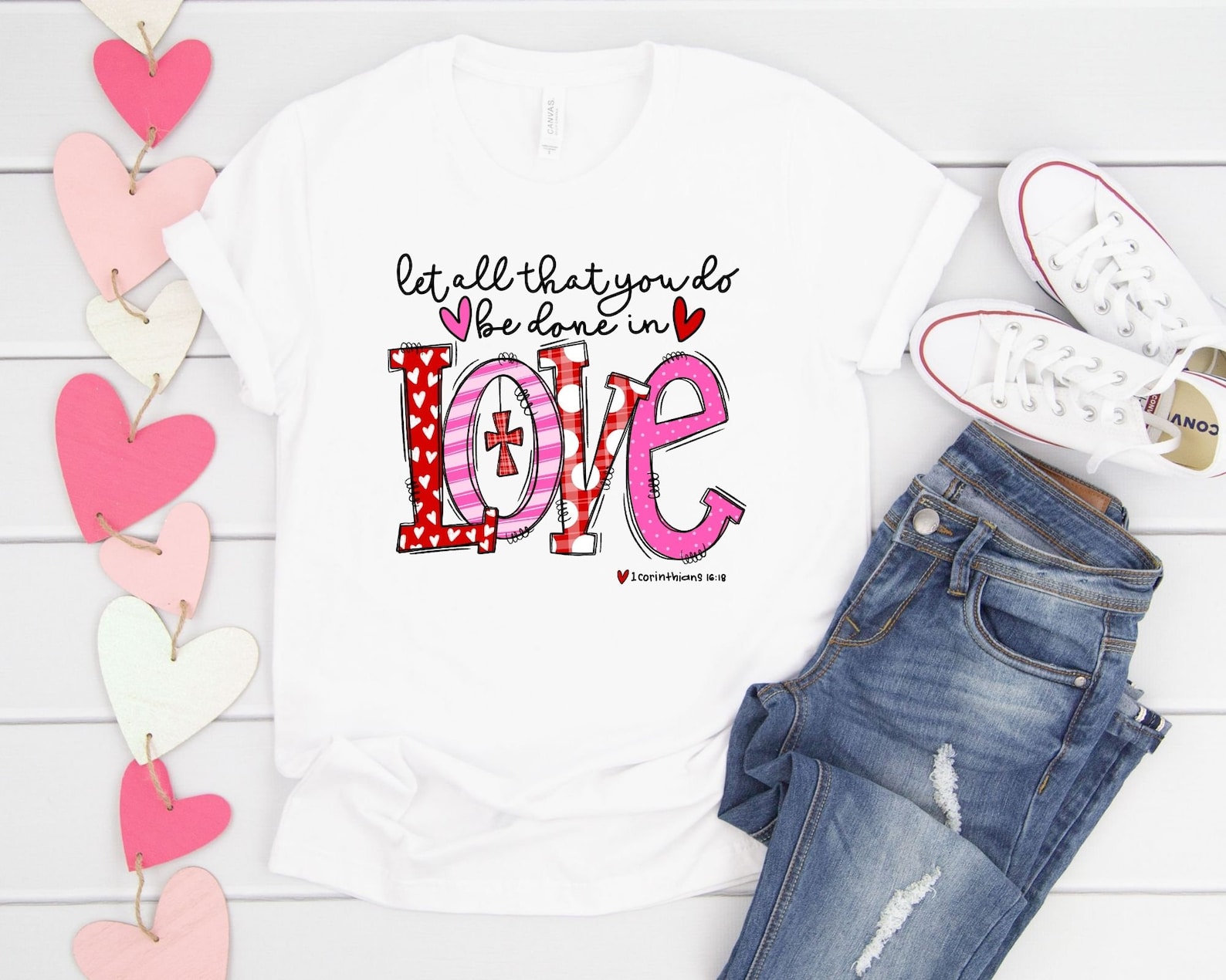 Let All That You Do Be Done in Love PNG File Valentines Day | Etsy