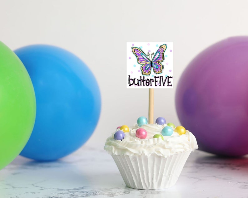 Turning Five Birthday Design Instant Digital Download PNG | Etsy