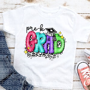 Pre Kindergarten Graduation PNG Design Pre-k Grad Designs - Etsy