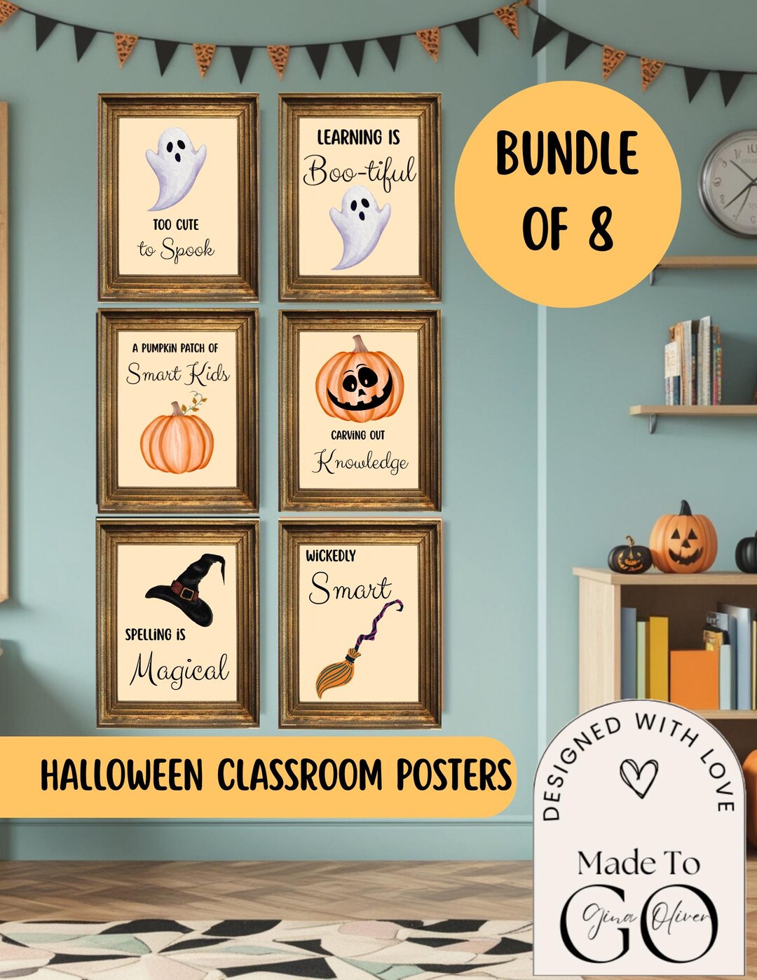 Halloween Classroom Posters - Etsy