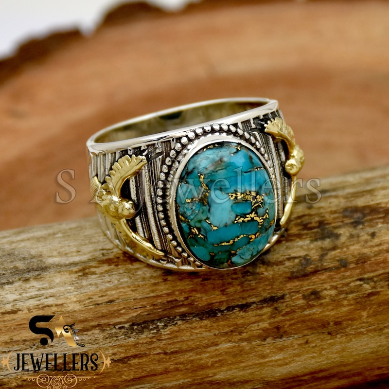Handmade Turquoise Ring - Etsy