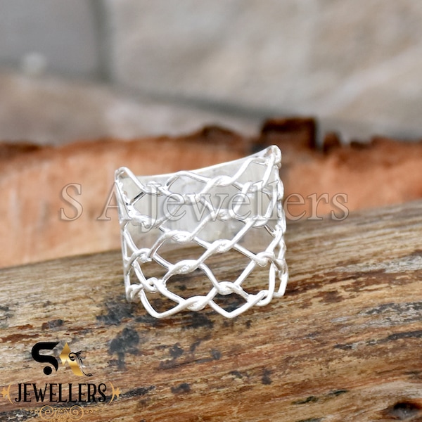 Wire Netting Ring - Etsy